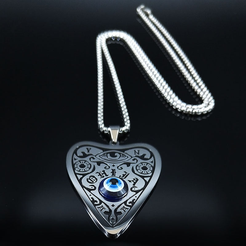 Vintage Wicca Ouija Eye Moon Goddess Protection Pendant necklace ...